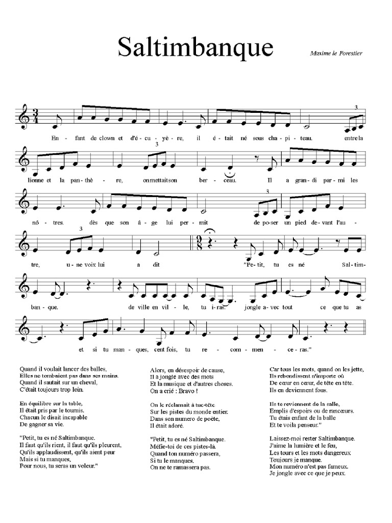 Saltimbanque | PDF