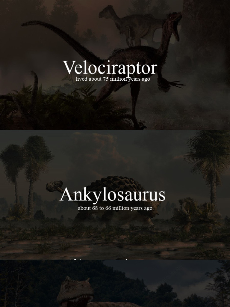 Dinosaur | PDF