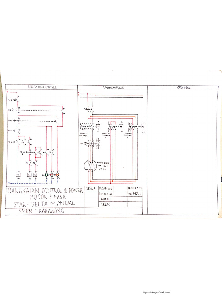 Job 8 - Star-Delta Manual | PDF