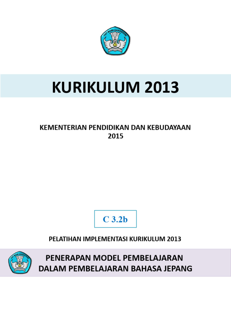 3.2b Contoh Penerapan Model Pembelajaran Dalam PBM Mapel Bahasa Jepang ...