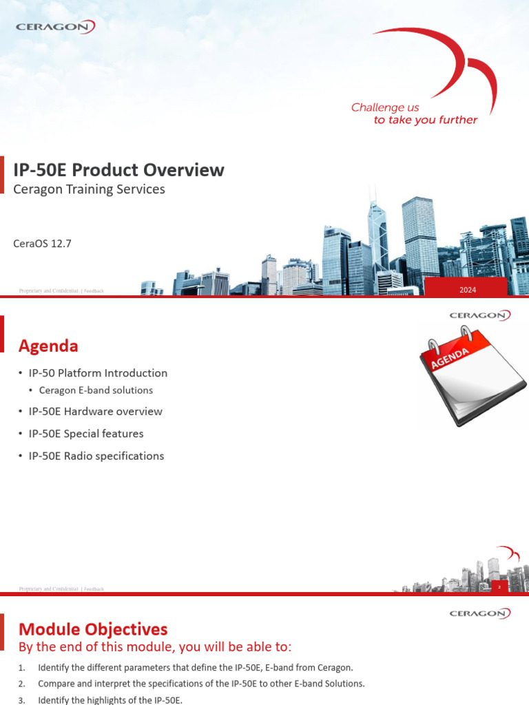 IP-50E: High-Capacity E-Band Radio | PDF | Physical Layer Protocols | Networking Standards