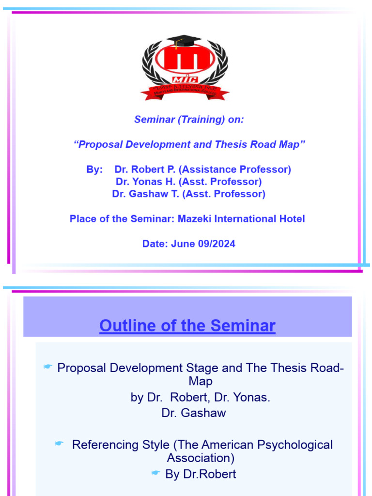 Thesis Proposal Development Guideline | PDF | Sampling (Statistics) | Methodology