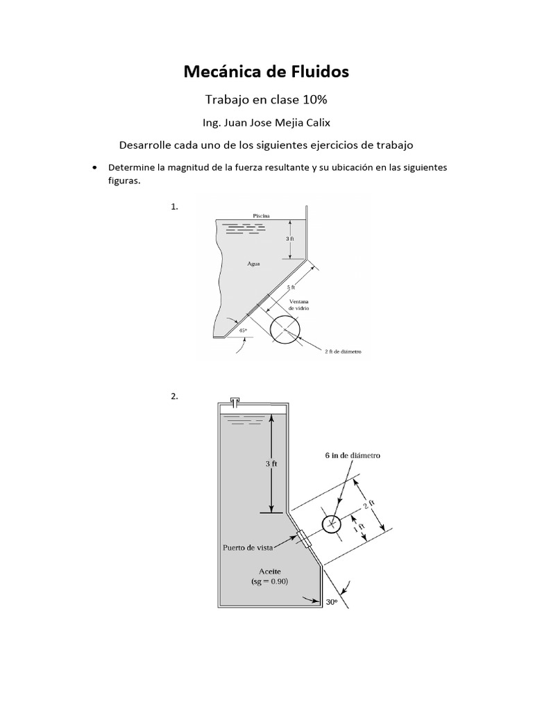 Guia Mecanica de Fluidos 2 Parcial 2 | PDF | Ingeniería mecánica | Líquidos