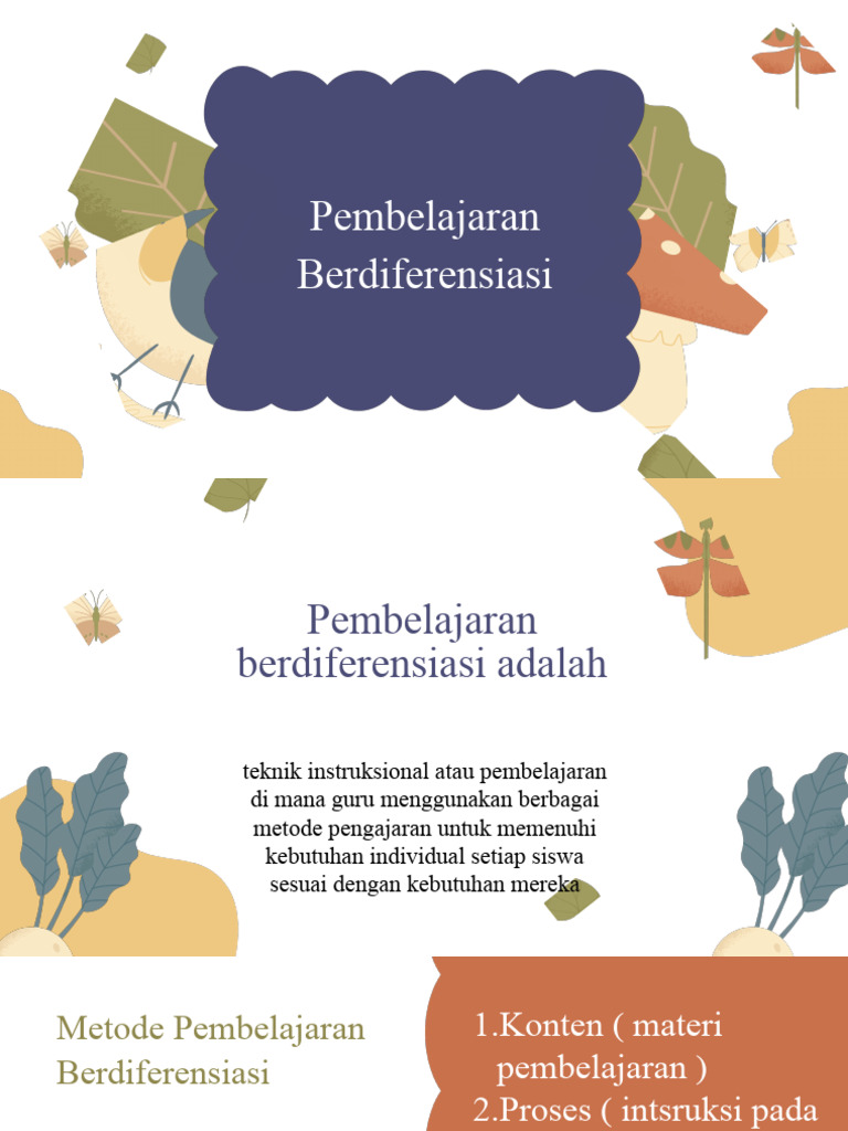 Pembelajaran Berdiferensiasi | PDF | Karier & Perkembangan