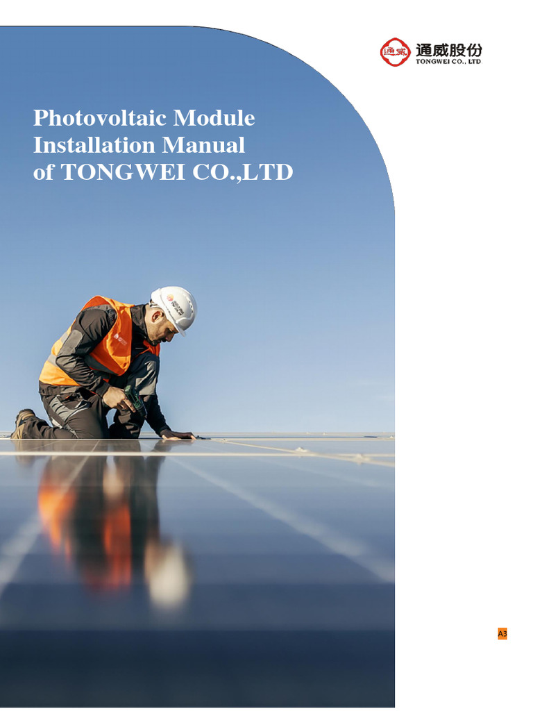 Tongwei Photovoltaic Module Manual | PDF | Solar Panel | Screw