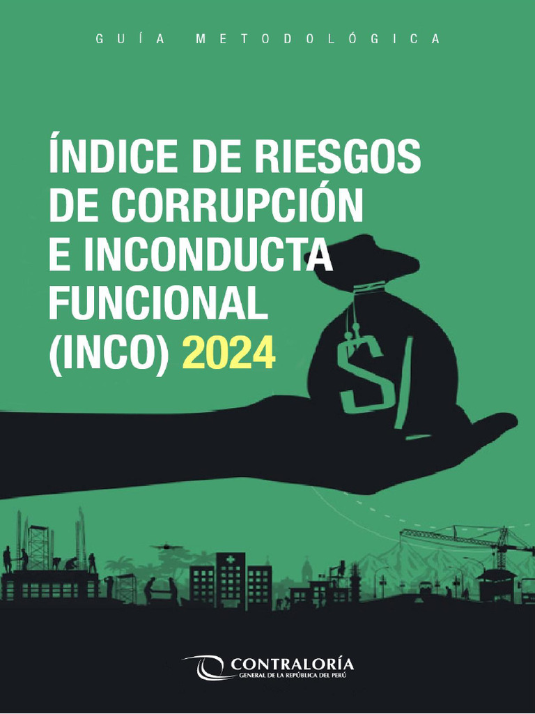 Indice de La Corrupcion e Inconducta Funcional Inco Guia Metodologica 2024 | PDF | Corrupción ...