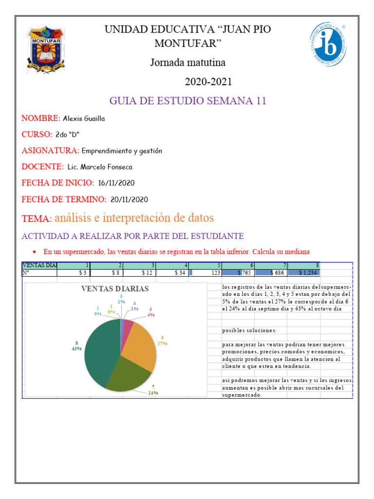2do D Guailla Alexis GUIA N.11 | PDF