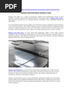 Astm A240 Type 304 Sheet Plate Specifications | PDF | Stainless Steel | Mechanical Engineering