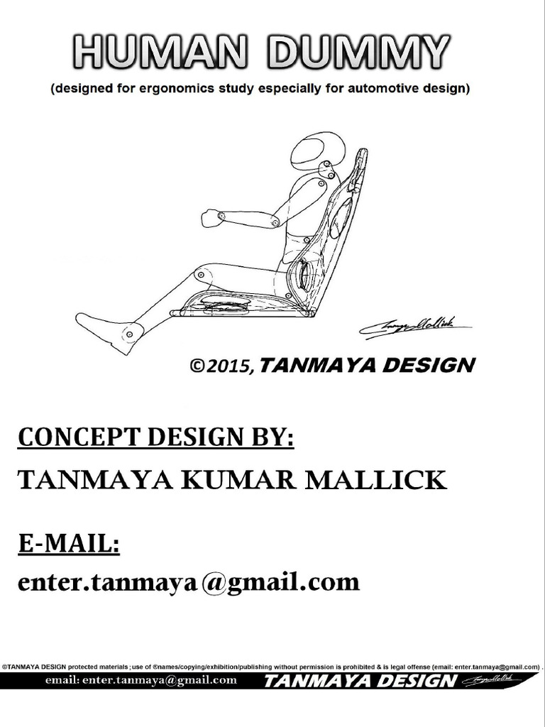 Tanmaya Design - Human Dummy | PDF | Computer Aided Design | Simulation