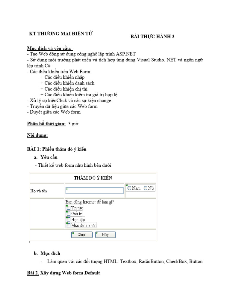 3.bai Tap Web Form | PDF