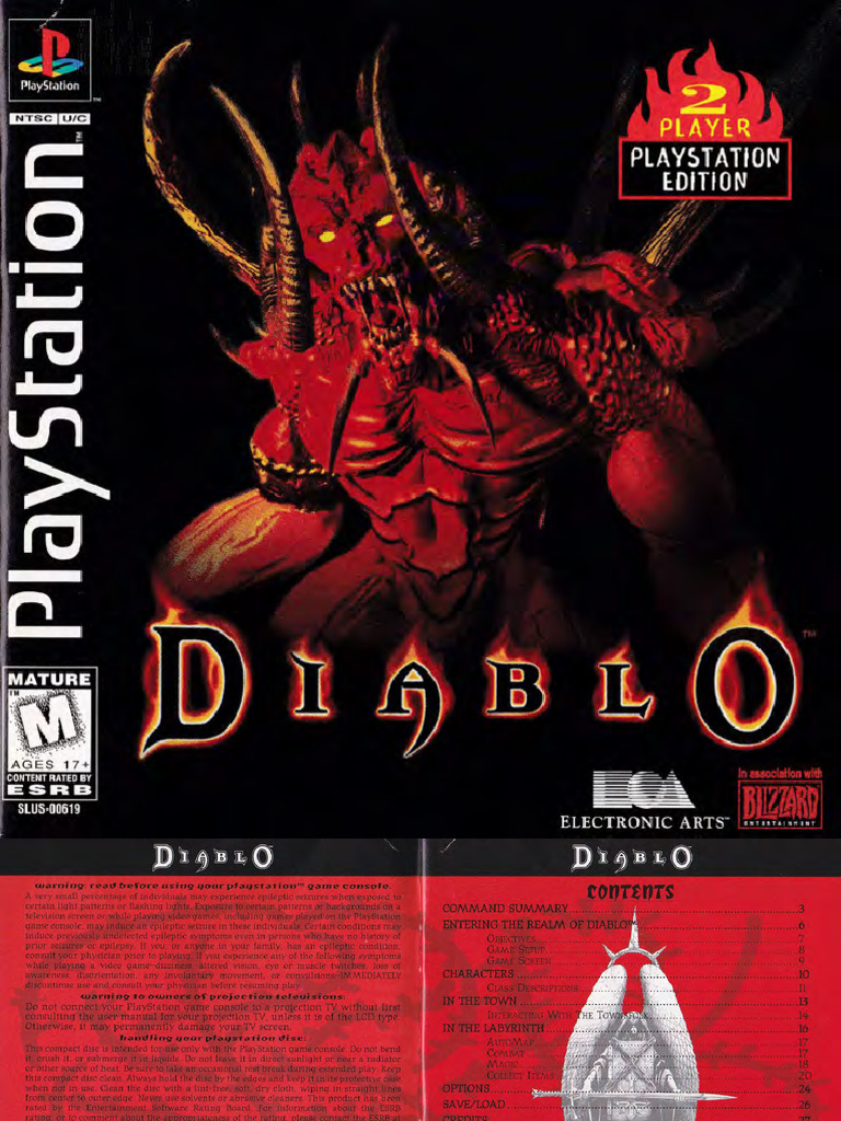 Diablo PS1 (Colored) | PDF
