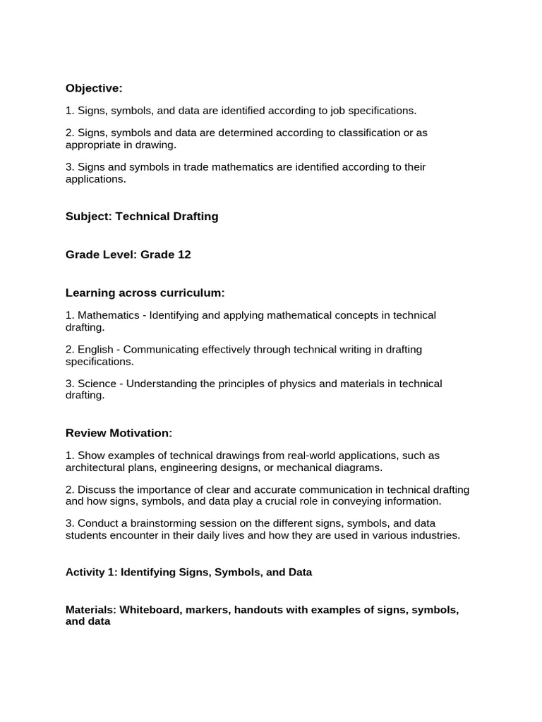 Lesson Plan | PDF | Mathematics | Data