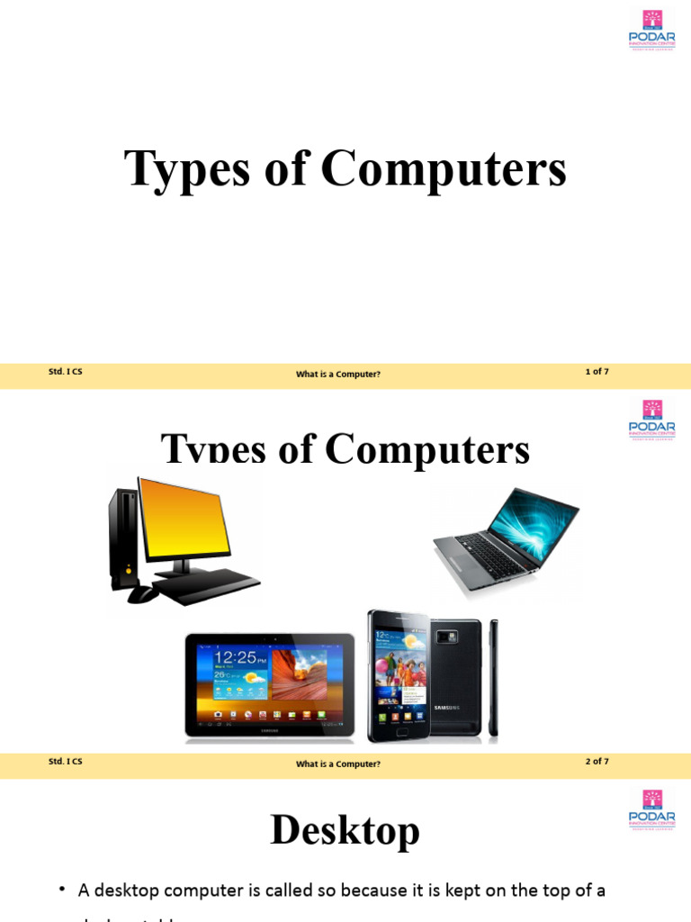 PPT3 CB I CS Types of Computers | PDF | Computers