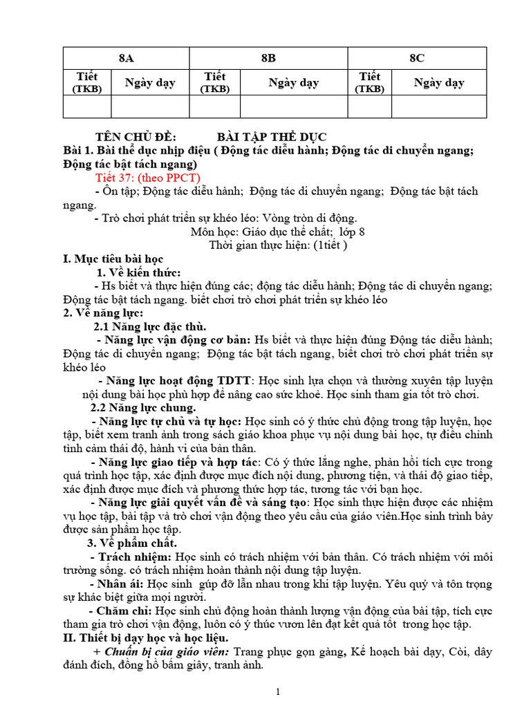 m1 Ga k8 Kỳ 2 Bóng Chuyền CD. | PDF