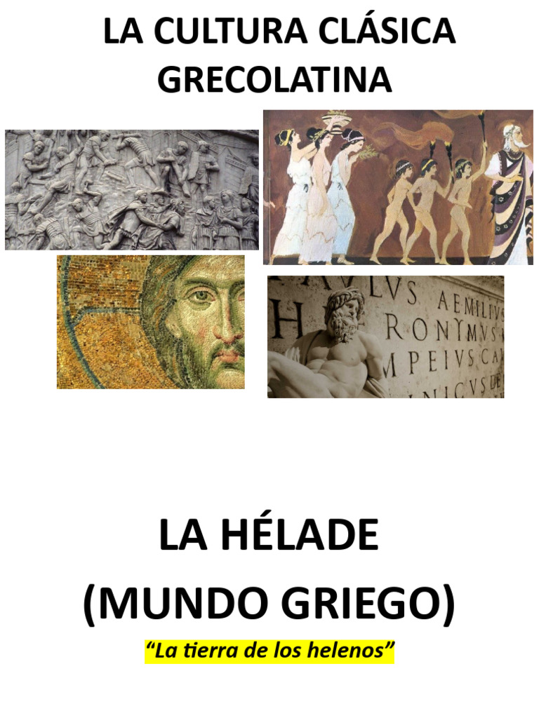 Mundo Clásico Grecolatino | PDF | imperio Romano | Antigua Grecia
