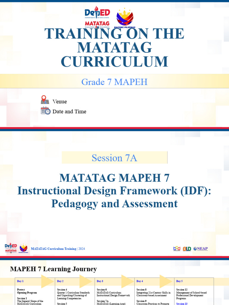 SD Session 7a Mapeh 7 | PDF | Educational Assessment | Instructional Design