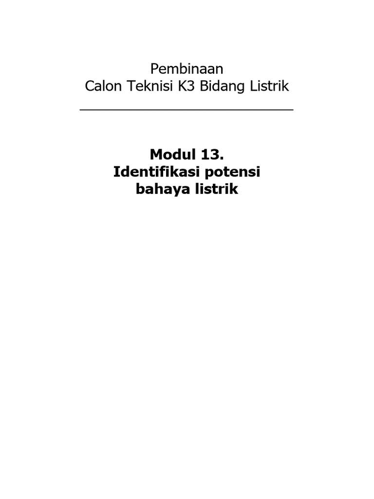 PotensiBahayaListrik (OK FIX) | PDF