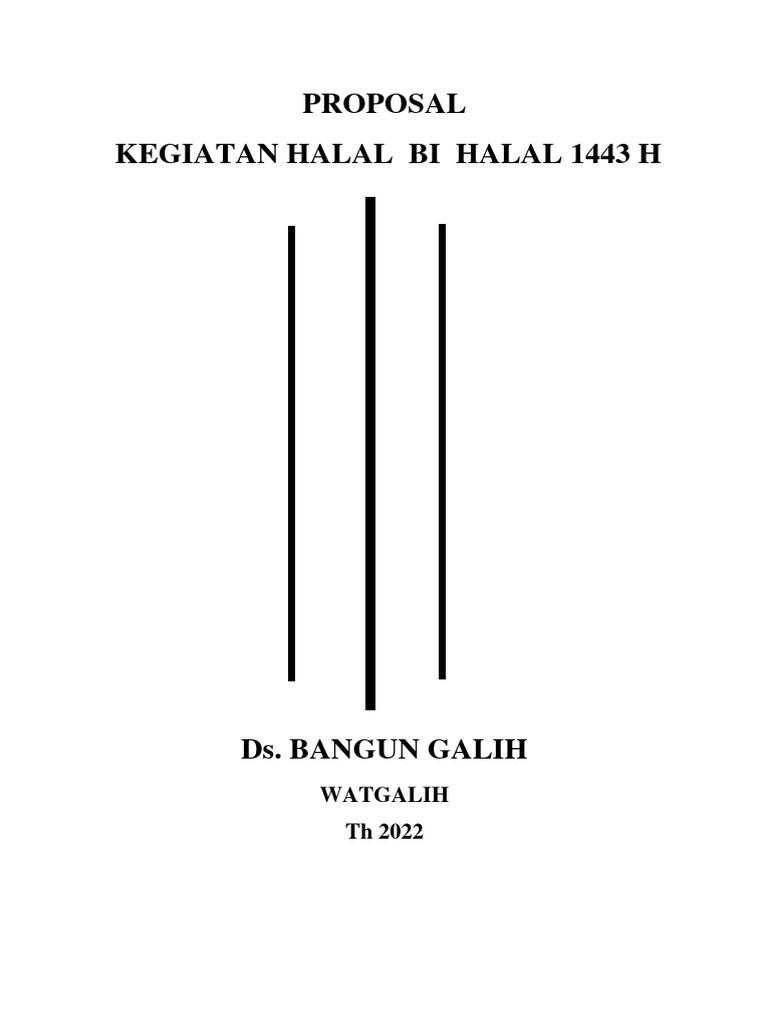 Proposal Kegiatan Halal Bi Halal 1443H | PDF | Kesehatan Holistik ...