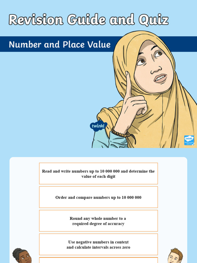 t2 M 17596 Sats Survival Y6 Number and Place Value Revision Guide ...