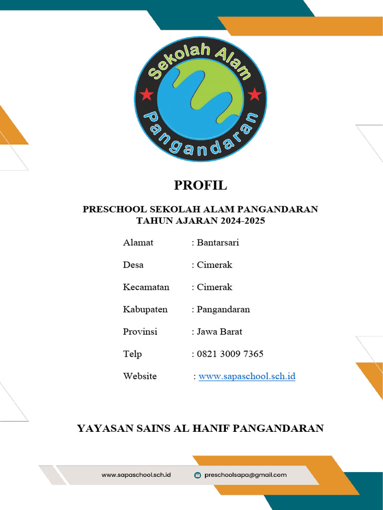 Profil Preschool Sapa | PDF
