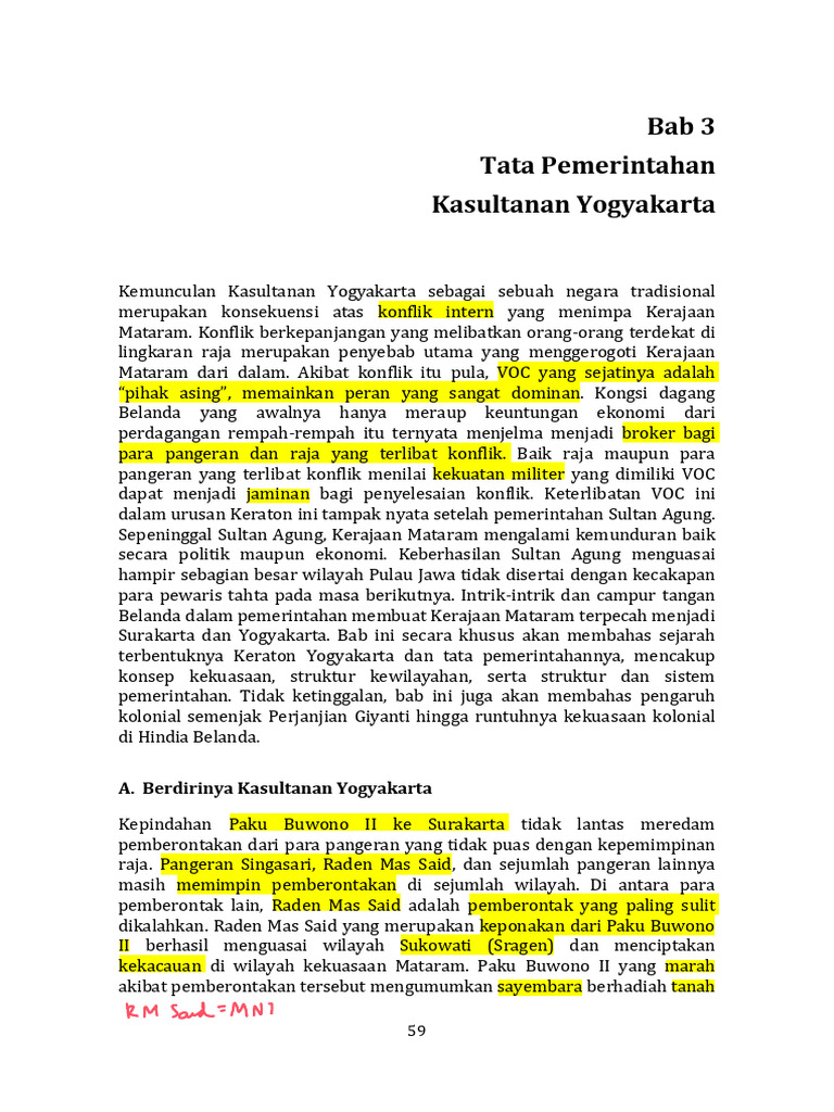 Sejarah Pemerintahan DIY-66-73 | PDF