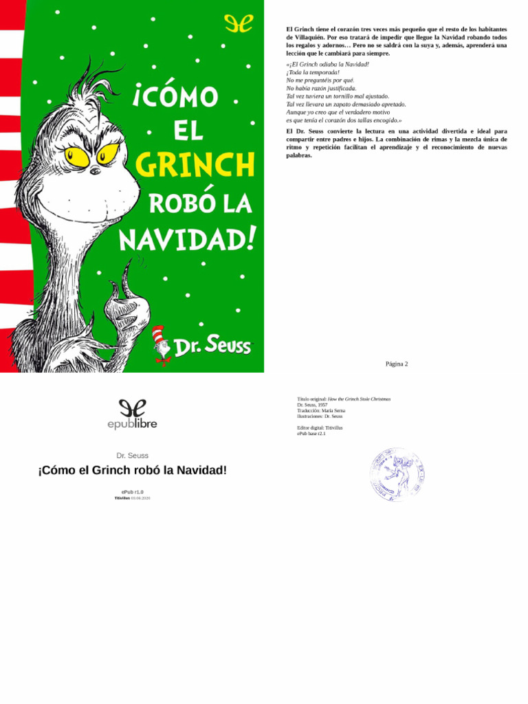 Cómo El Grinch Robó La Navidad | PDF