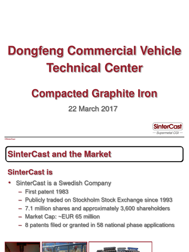 SinterCast Presentation | PDF | Ford Motor Company | Ford F Series