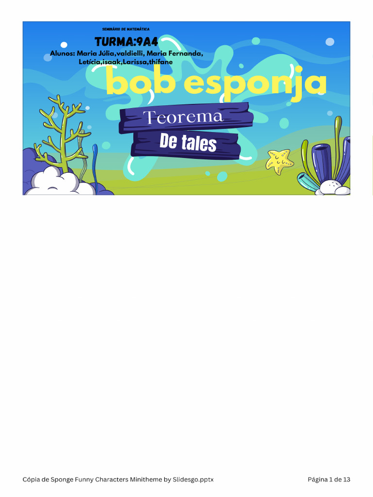 Silde Sobre Teorema de Tales | PDF