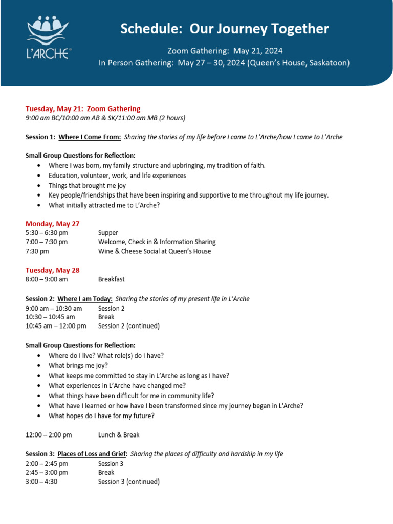 OJT Participants Schedule, May 2024 | PDF