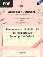 Nota Rumusan Terkini KSSM SPM | PDF