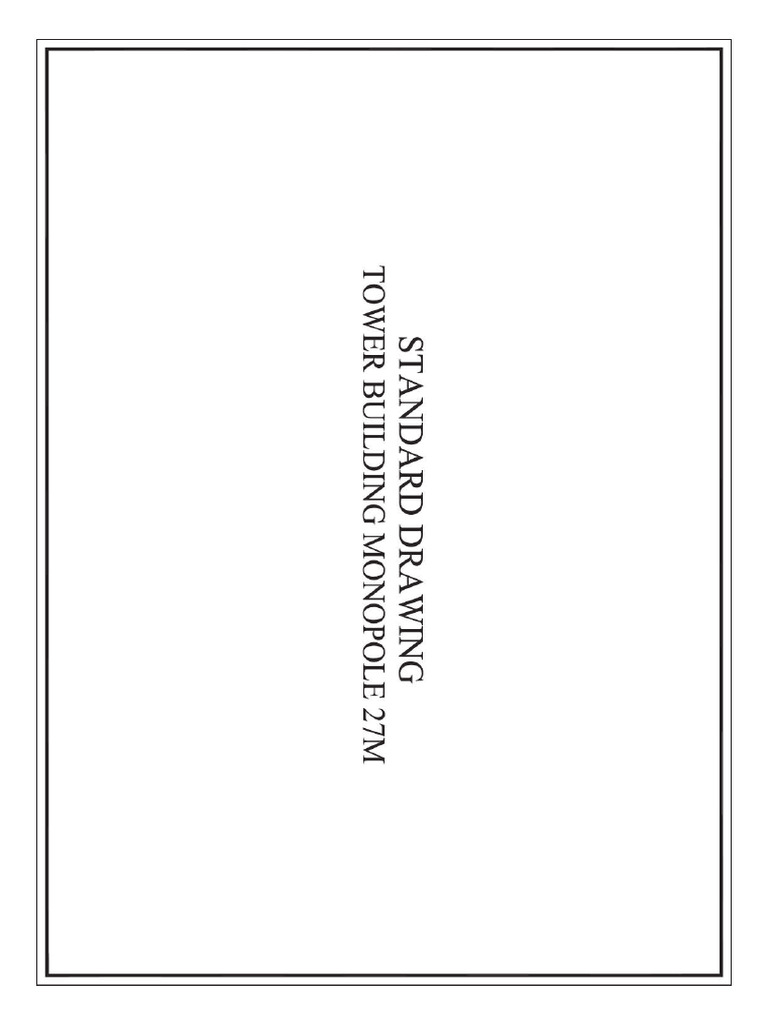 Standard Drawing Mpole27m | PDF