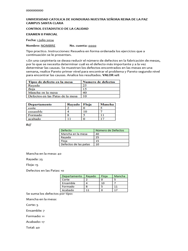 Examen Ii Parcial-Cec - 2024 | PDF | Análisis estadístico | Enseñanza ...