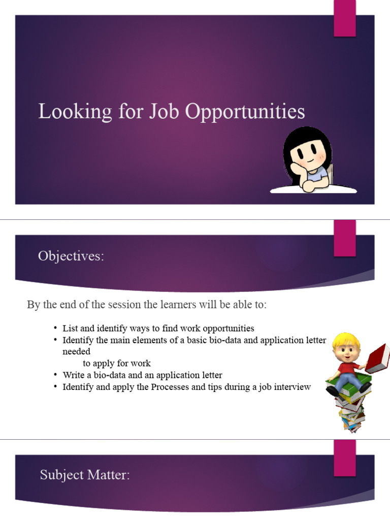 Job Opportunities | PDF | Job Interview | Employment