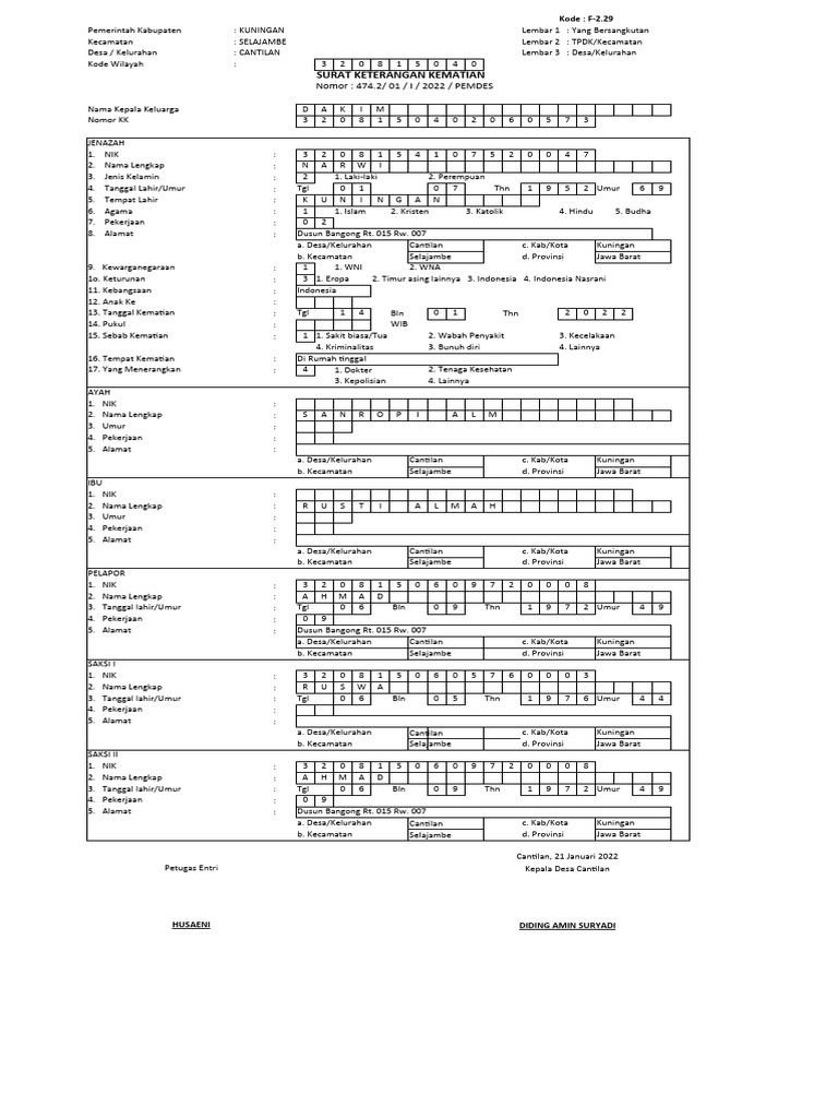 Blanko Kematian | PDF