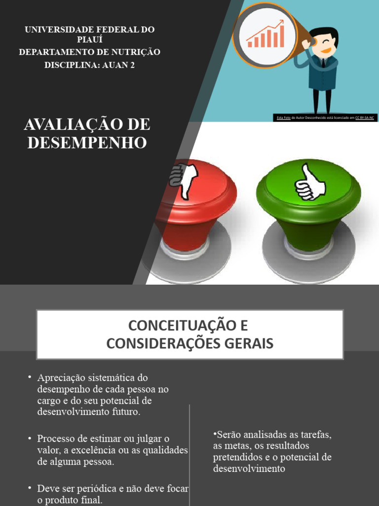 Avaliaç Ã o Do Desempenho. Atual | PDF