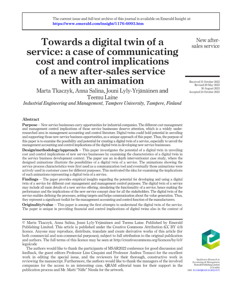 10 1108 - Qram 10 2022 0175 | PDF | Communication | Information