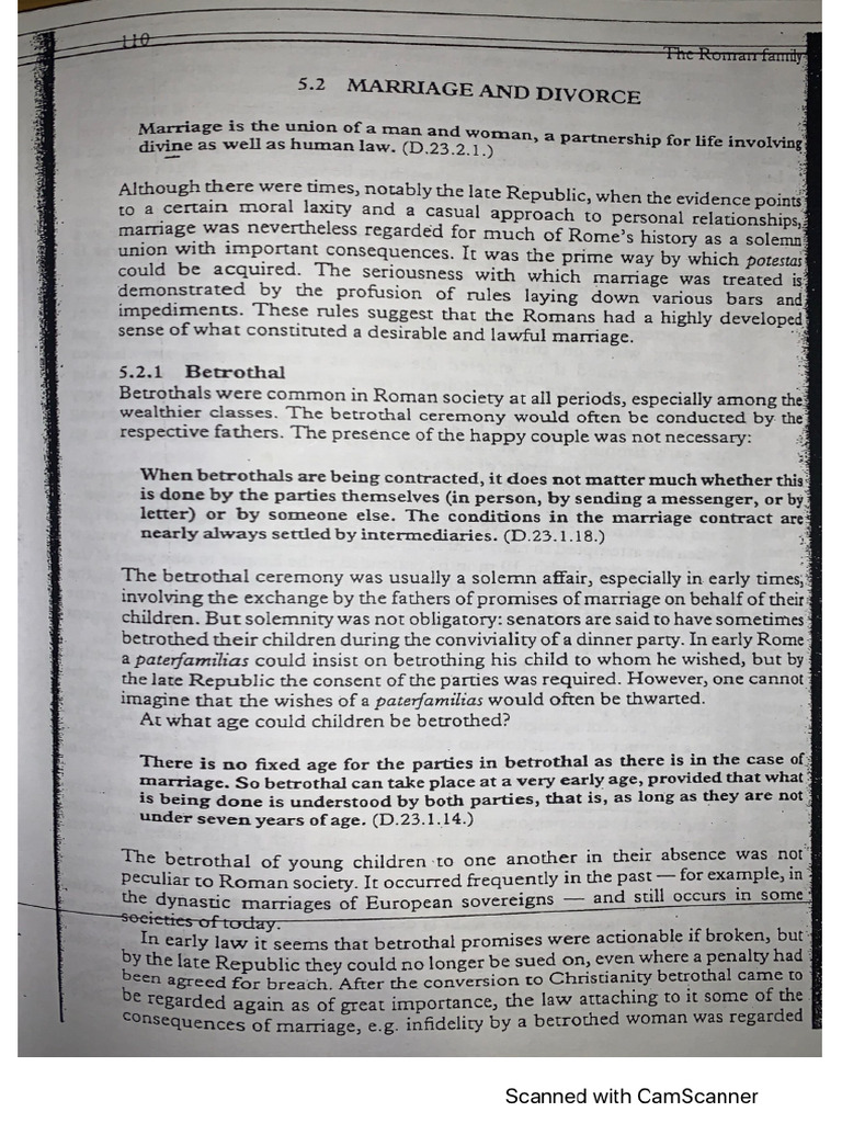 Marriage - Andrew Borkowski | PDF