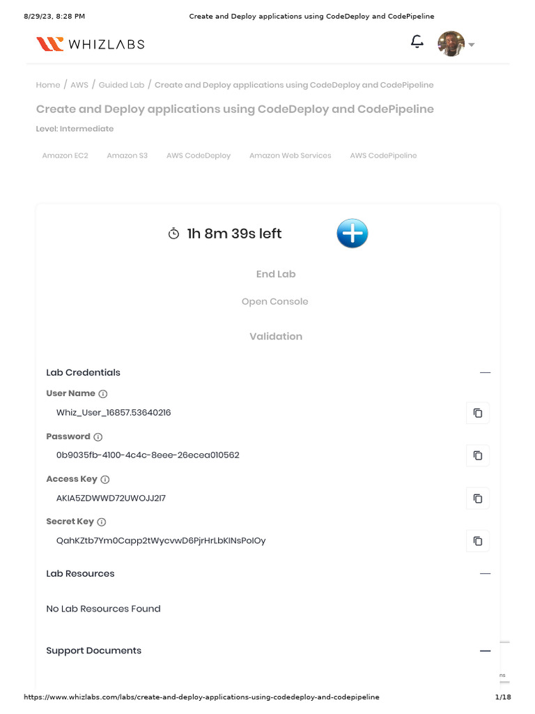 Create And Deploy Applications Using Codedeploy And Codepipeline Pdf Installation Computer