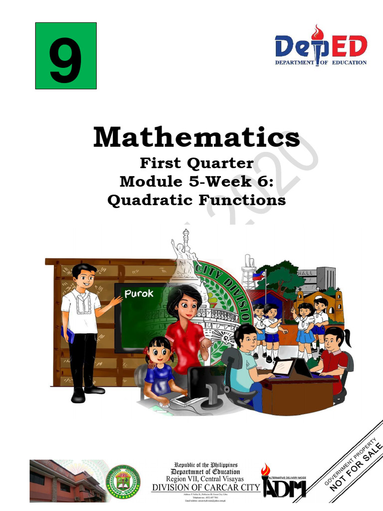 Math-9 SLM Q1 W6 M5 V1.0-CC-released | PDF | Function (Mathematics ...
