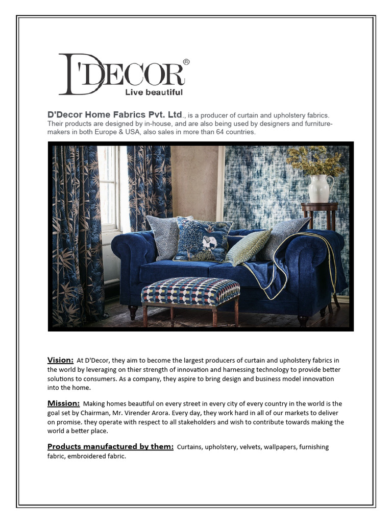 D Decor | PDF | Textiles | Weaving
