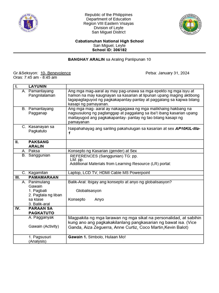 3rdQ AP 10 DLP | PDF