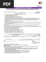 Caste Certificate Format | PDF | Government Of India