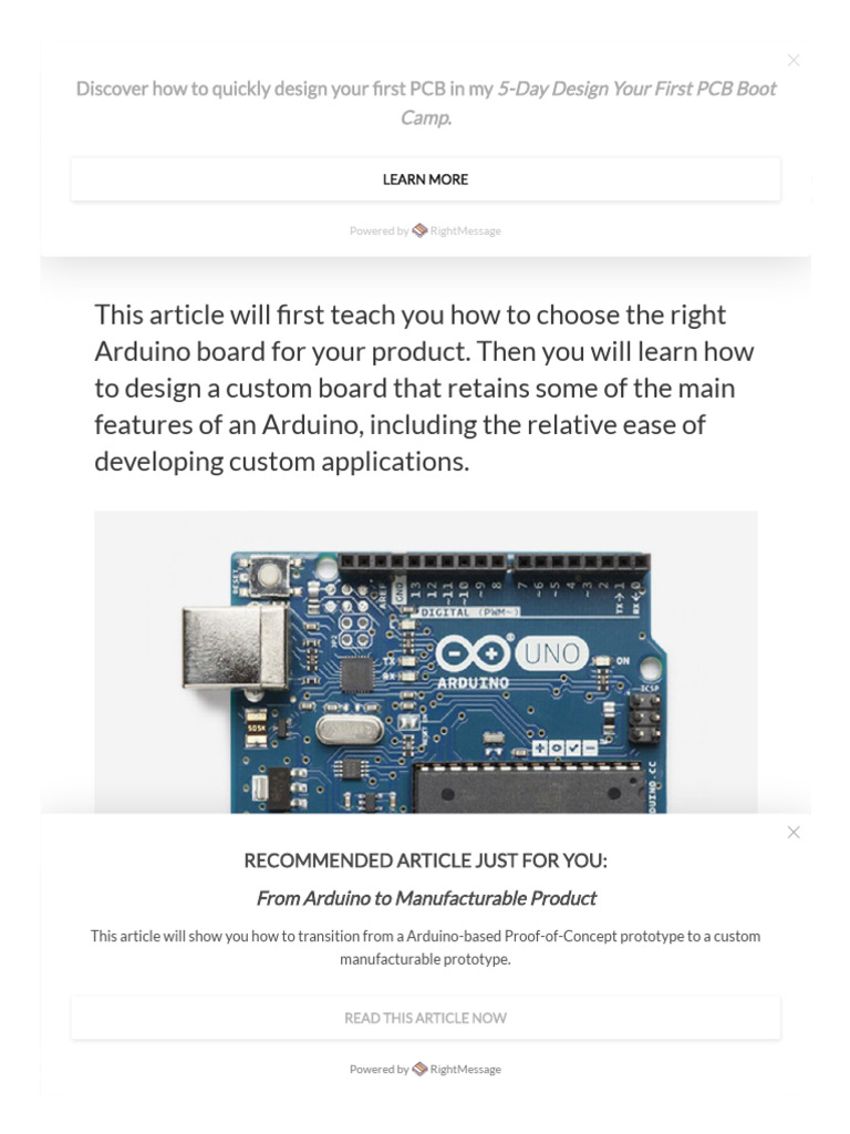 From Arduino Prototype To Manufacturable Product | PDF | Arduino ...