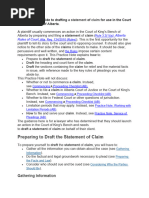 Drafting A Statement of Claim - Tips and Examples - Legalpedia QLD ...