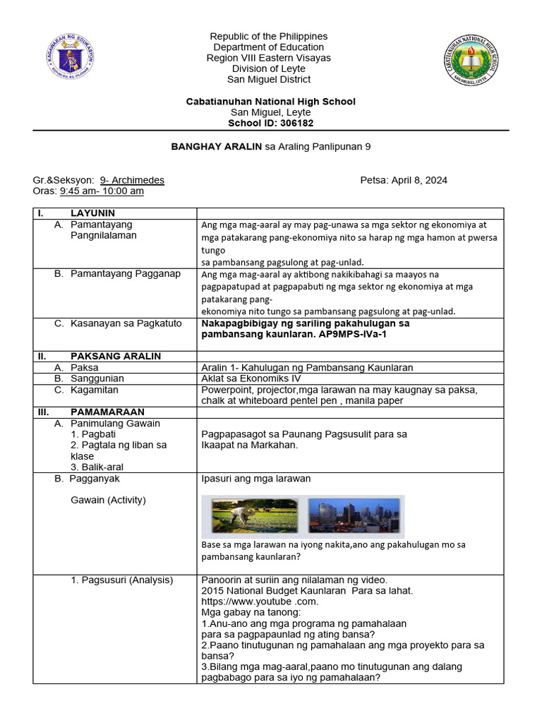 3rd Quarter DLP AP 9 | PDF