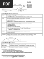 Geography IGCSE 0460 Coast Notes | PDF | Coast | Shoal