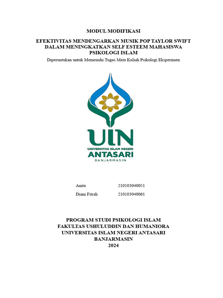 Modul Eksperimen Fiks | PDF | Pengembangan Diri | Kesehatan Holistik