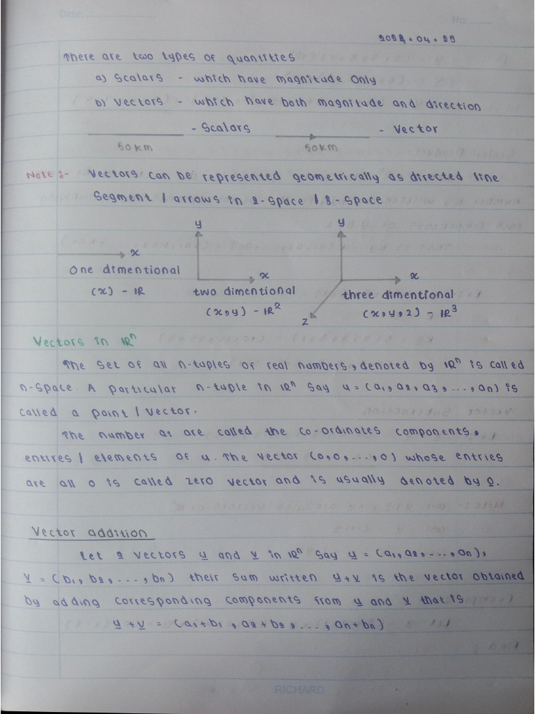 Matrix Note 01 | PDF