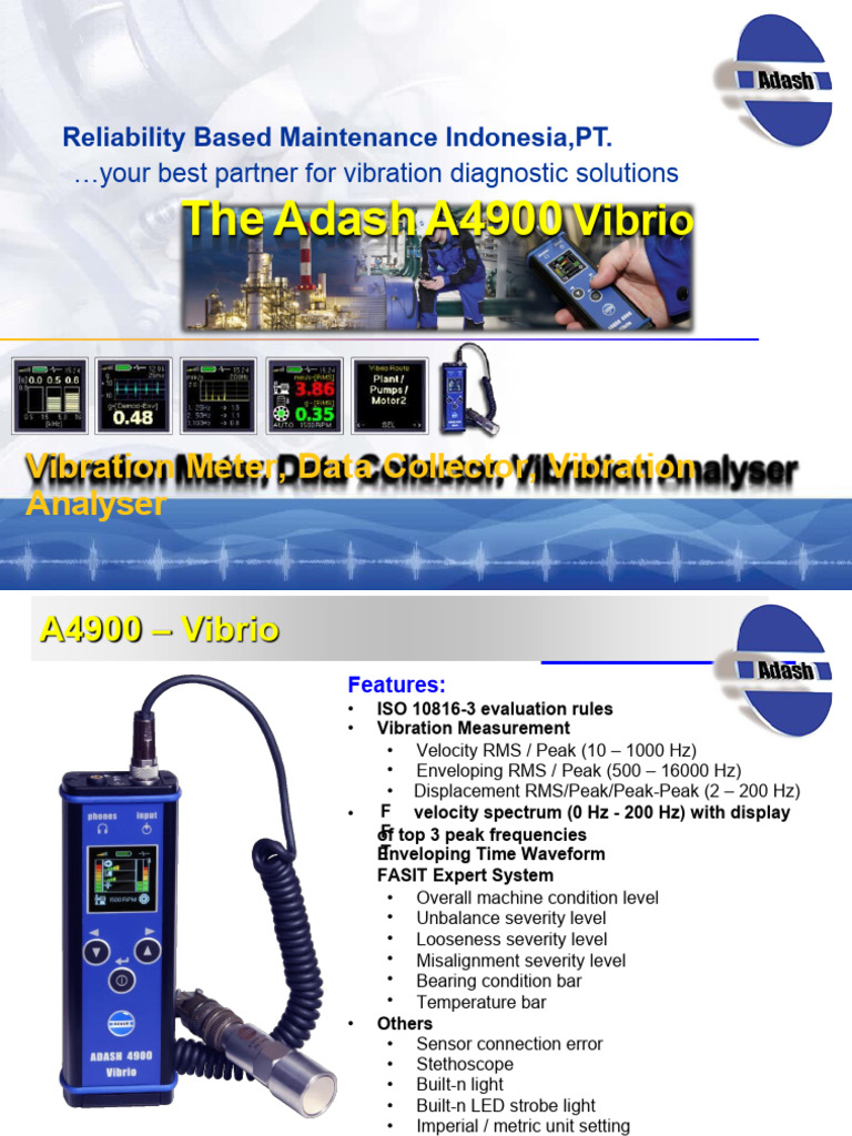 RBM PPT A4900 | PDF | Root Mean Square | Hertz