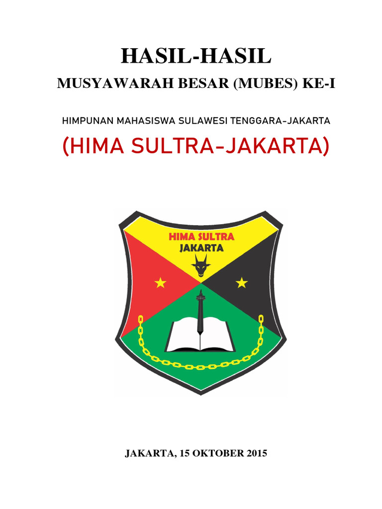 Contoh AD/ART HIMA Sultra-Jakarta | PDF | Perjalanan
